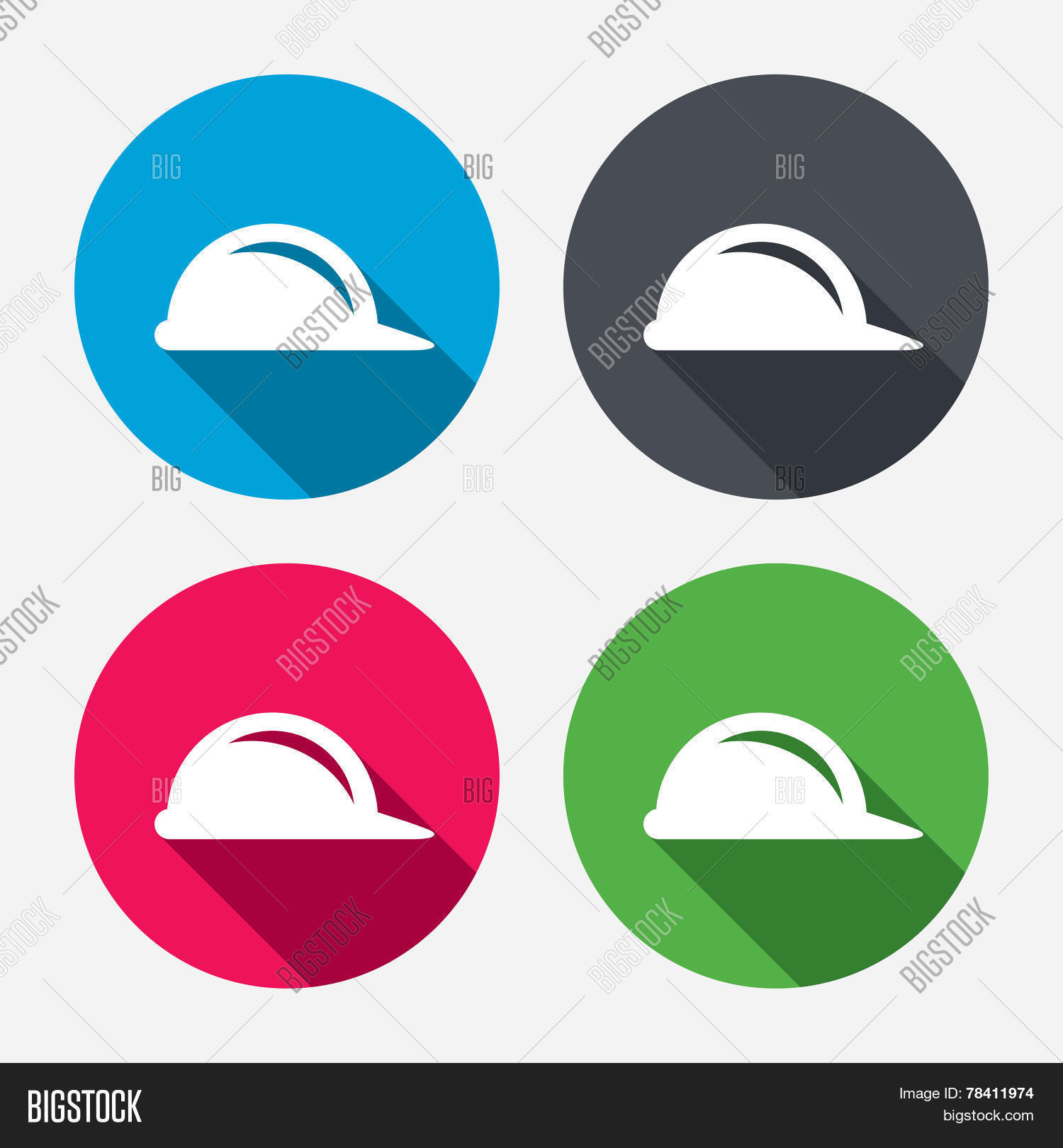 Hard Hat Sign Icon. Vector & Photo (Free Trial) | Bigstock