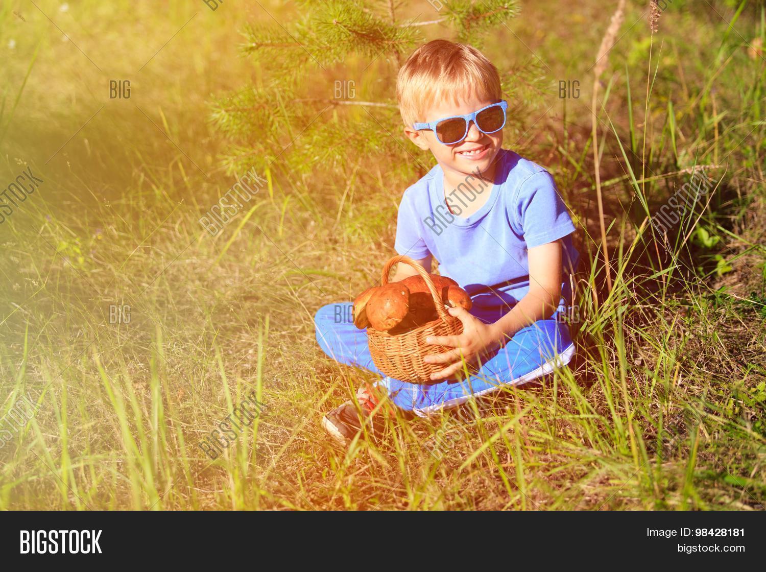 Little Boy Picking Image & Photo (Free Trial) | Bigstock