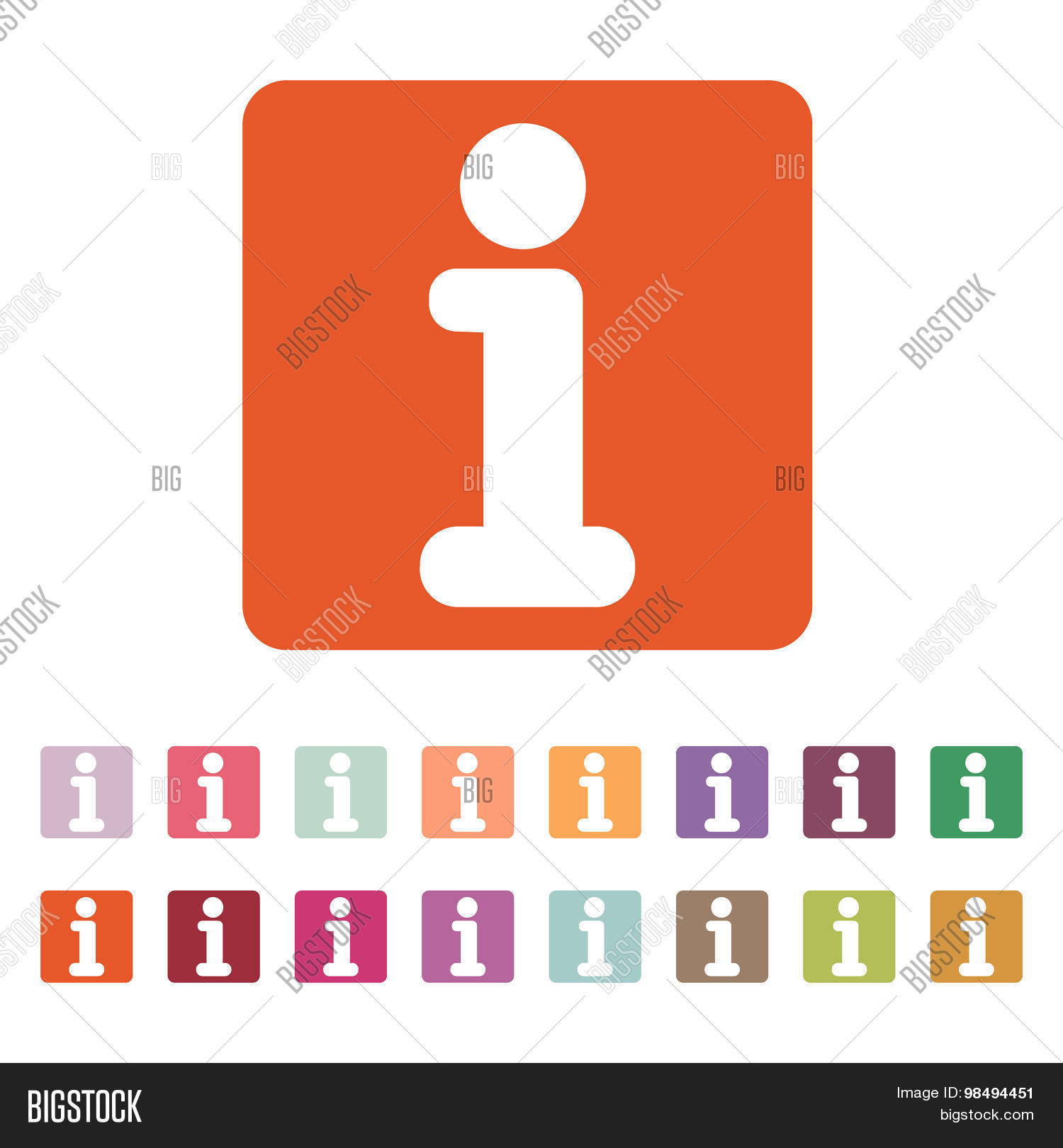 Information Icon. Vector & Photo (Free Trial) | Bigstock