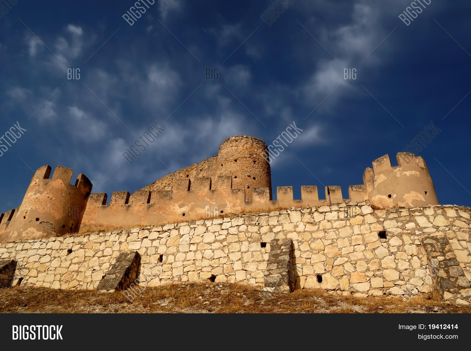 Typical Spanish Castle Image & Photo (Free Trial) | Bigstock