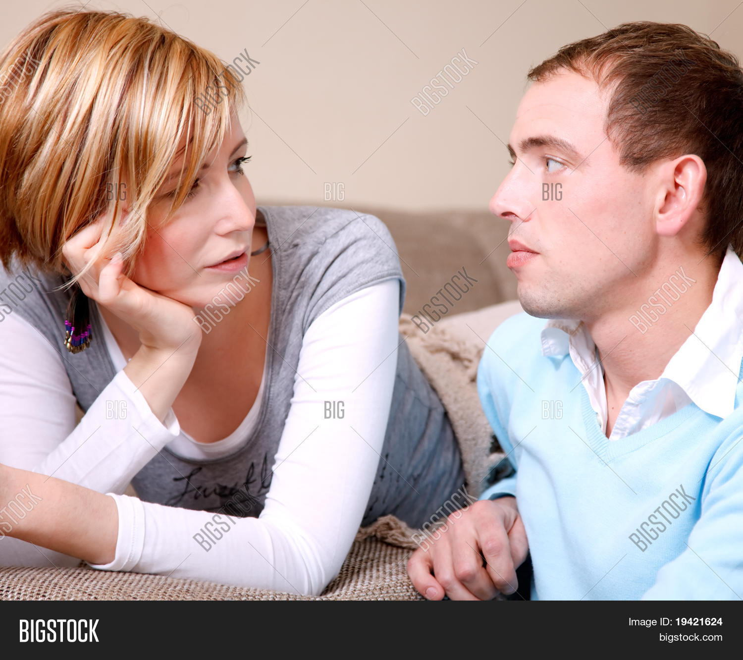 Scenic Talking Pair Image & Photo (Free Trial) | Bigstock