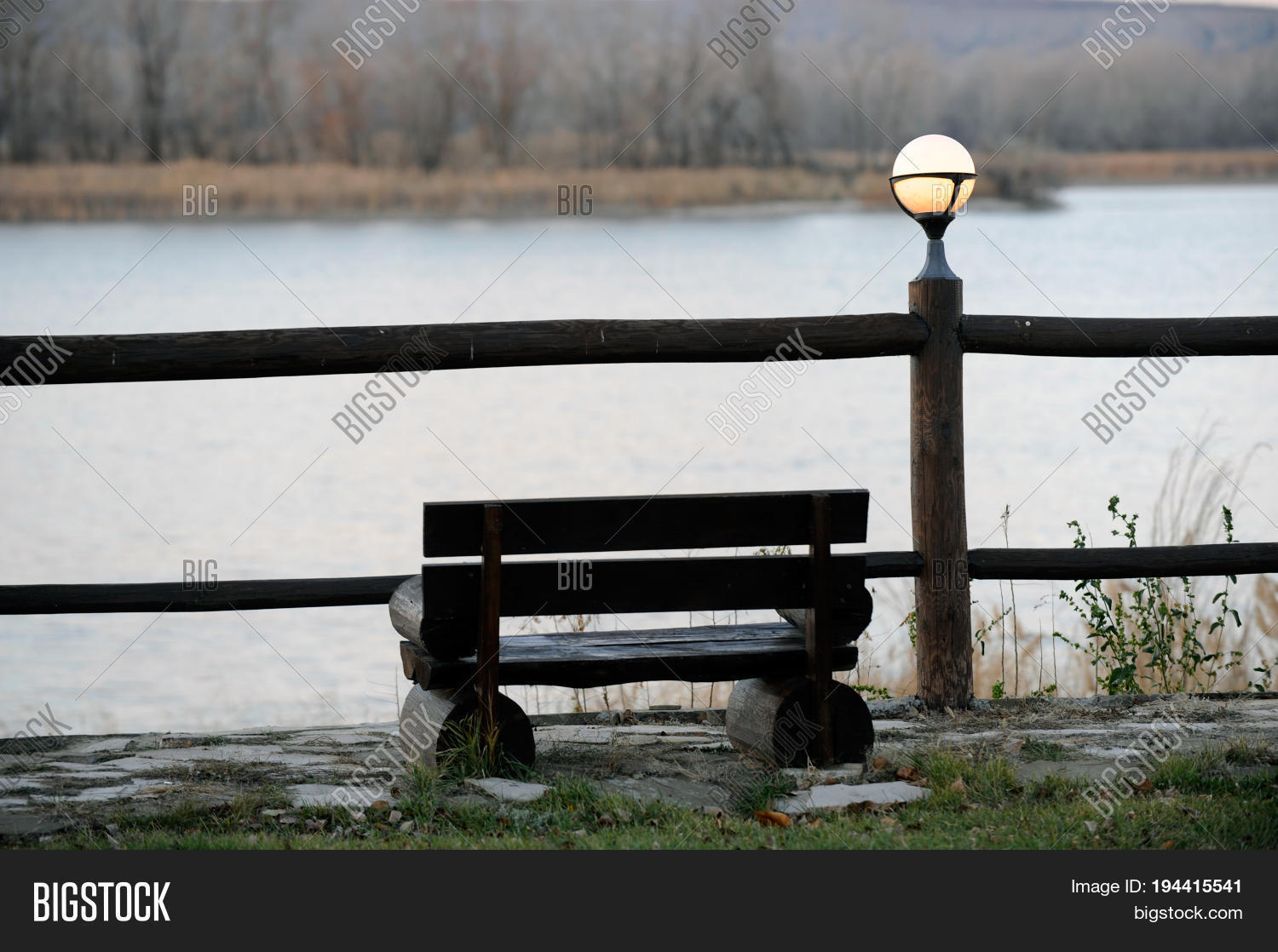 Bench Lanterns Image & Photo (Free Trial) | Bigstock