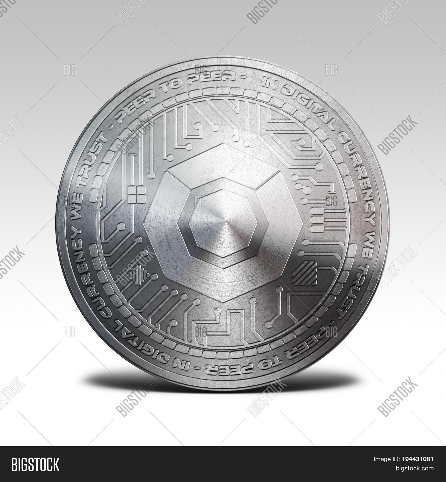Silver Komodo Coin Image & Photo (Free Trial) | Bigstock