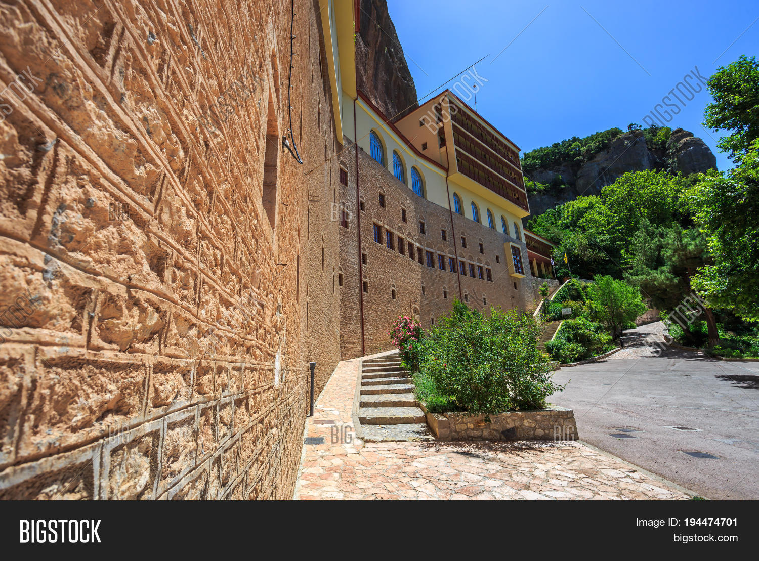 Mega Spileo Monastery Image & Photo (Free Trial) | Bigstock