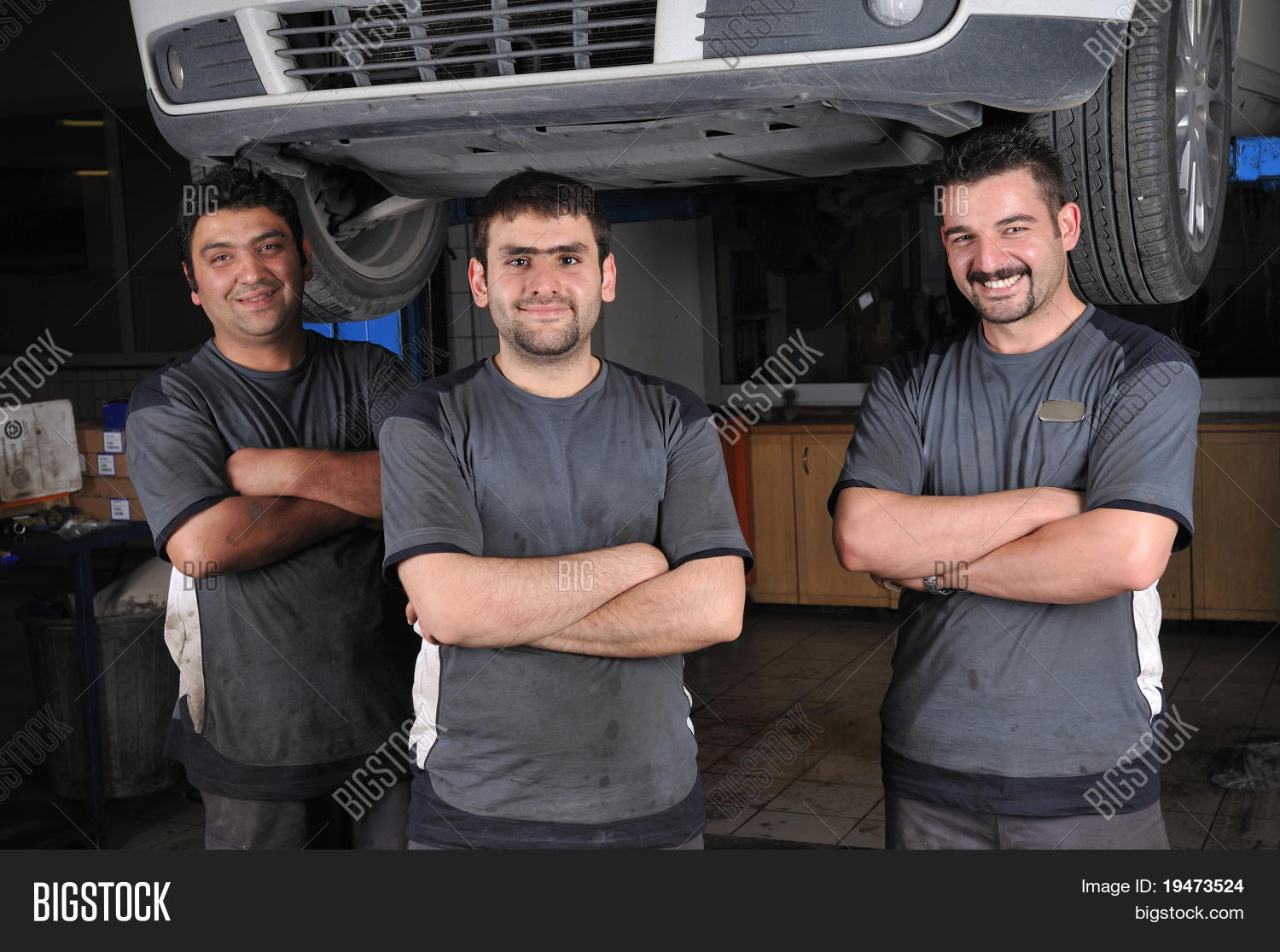 Auto Mechanics Smiling Image & Photo (Free Trial) | Bigstock