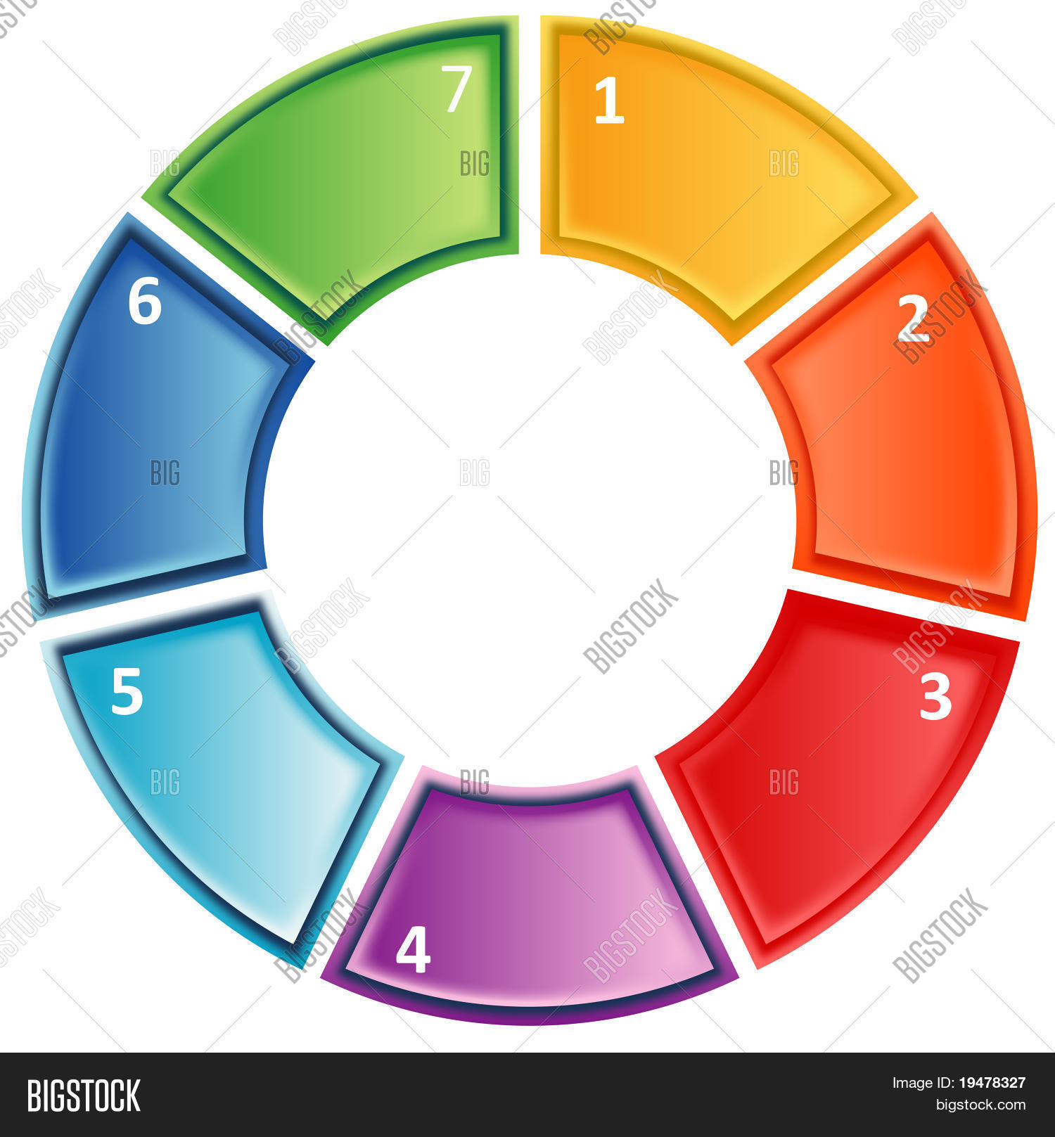 Seven Blank Numbered Image & Photo (Free Trial) | Bigstock