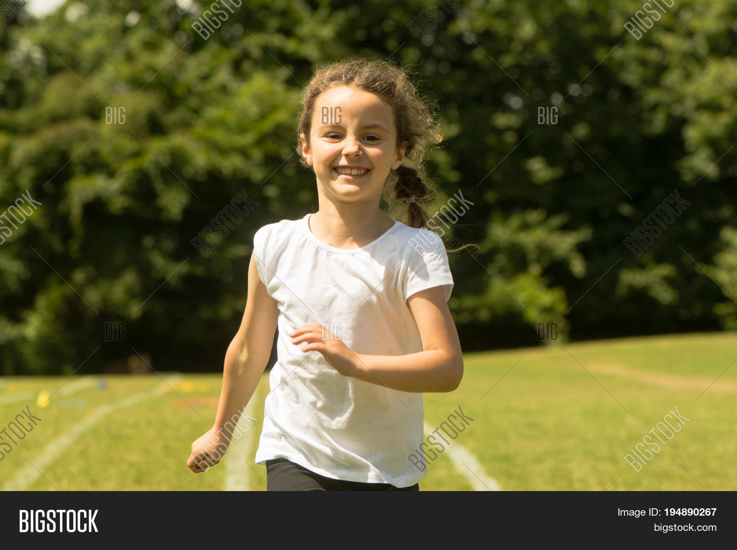 Girl Running School Image & Photo (Free Trial) | Bigstock