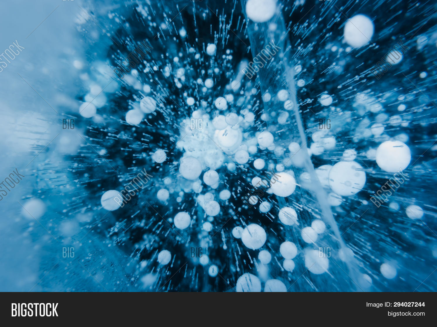 Methane Gas Bubbles
