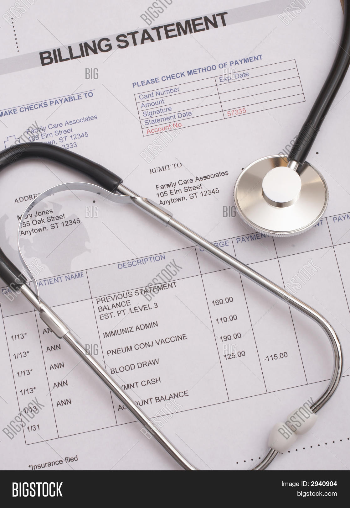 Hospital Bill Image & Photo (Free Trial) | Bigstock