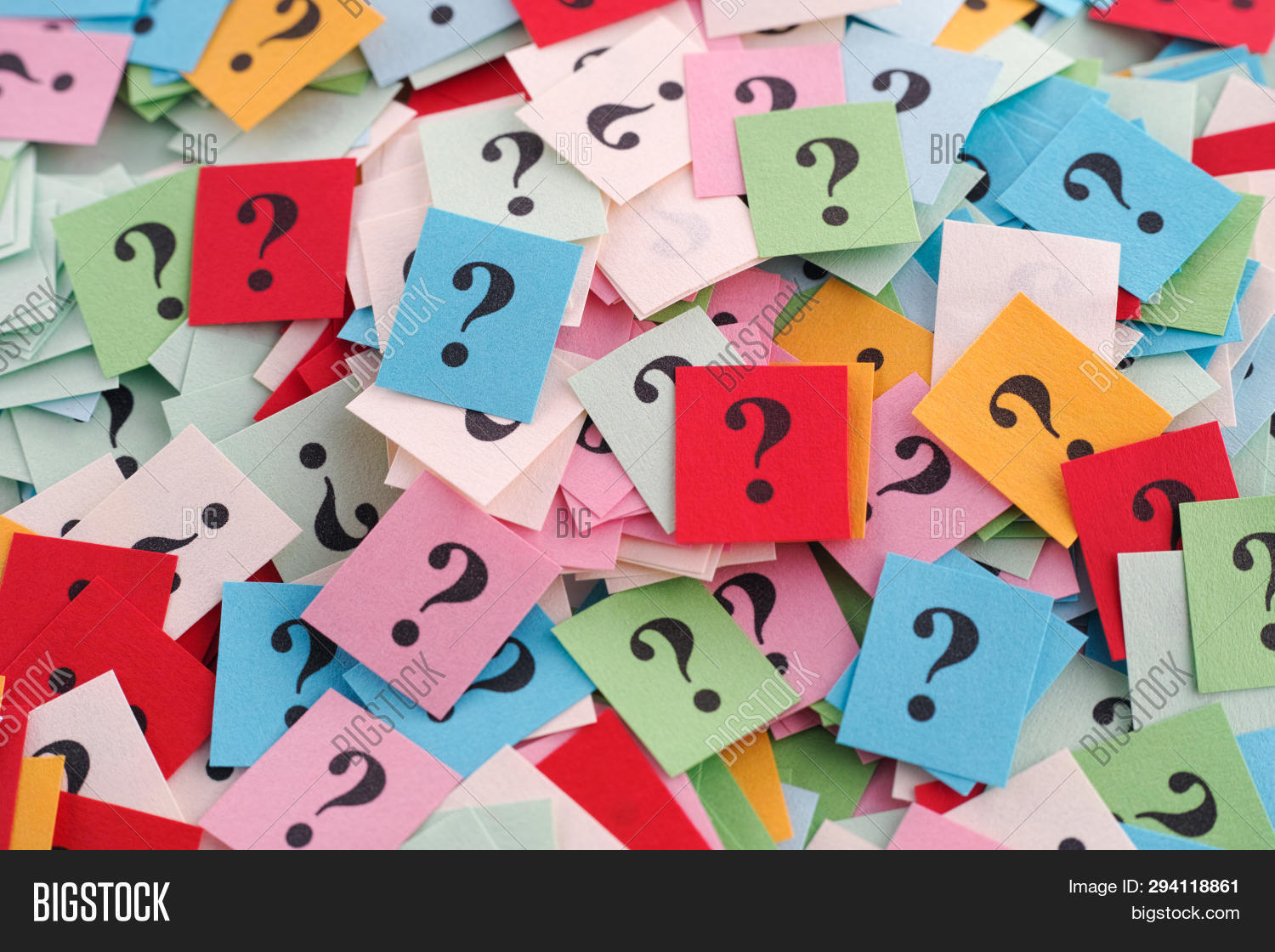 Pile Colorful Paper Image & Photo (Free Trial) | Bigstock