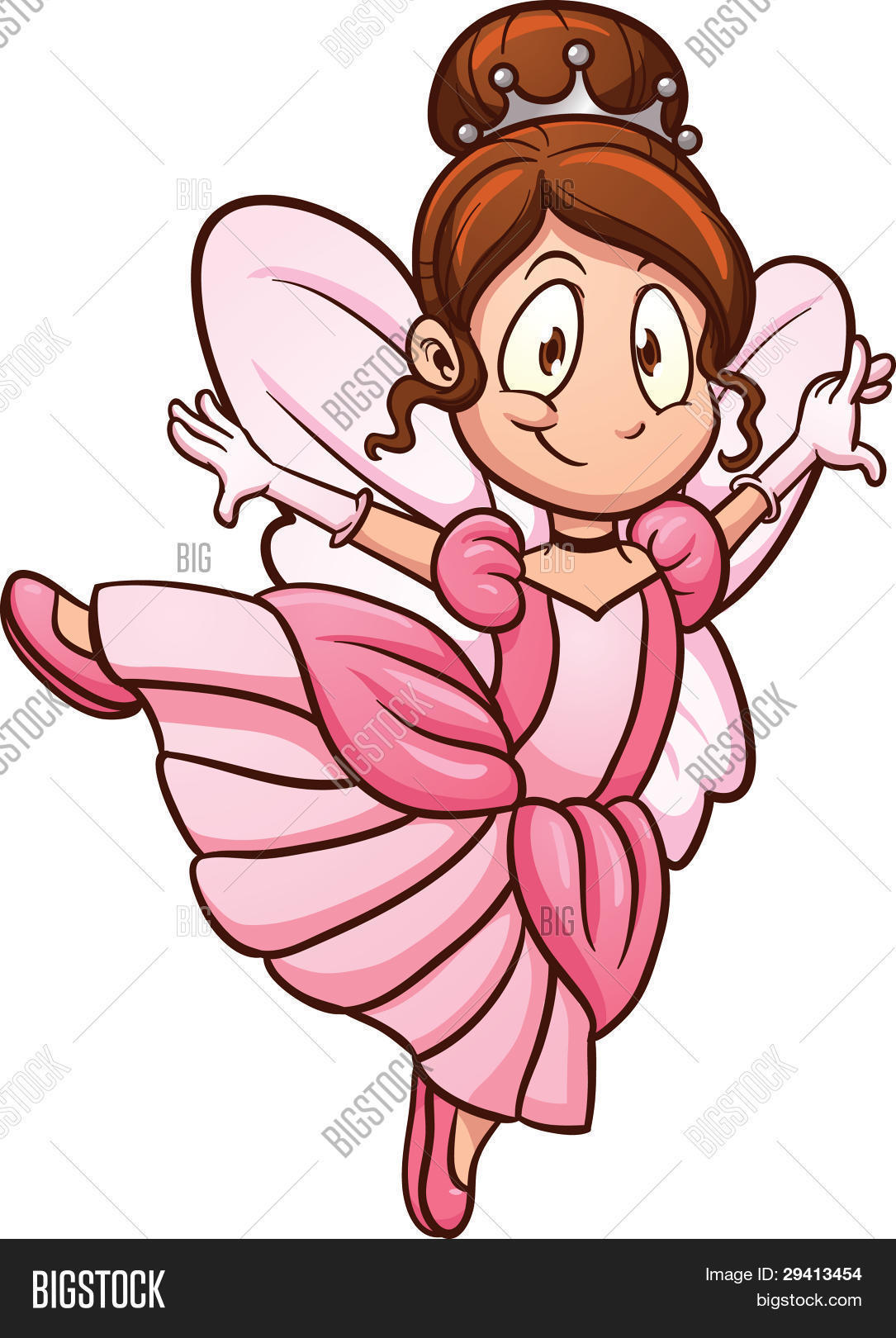 Cute Cartoon Fairy Vector & Photo (Free Trial) | Bigstock