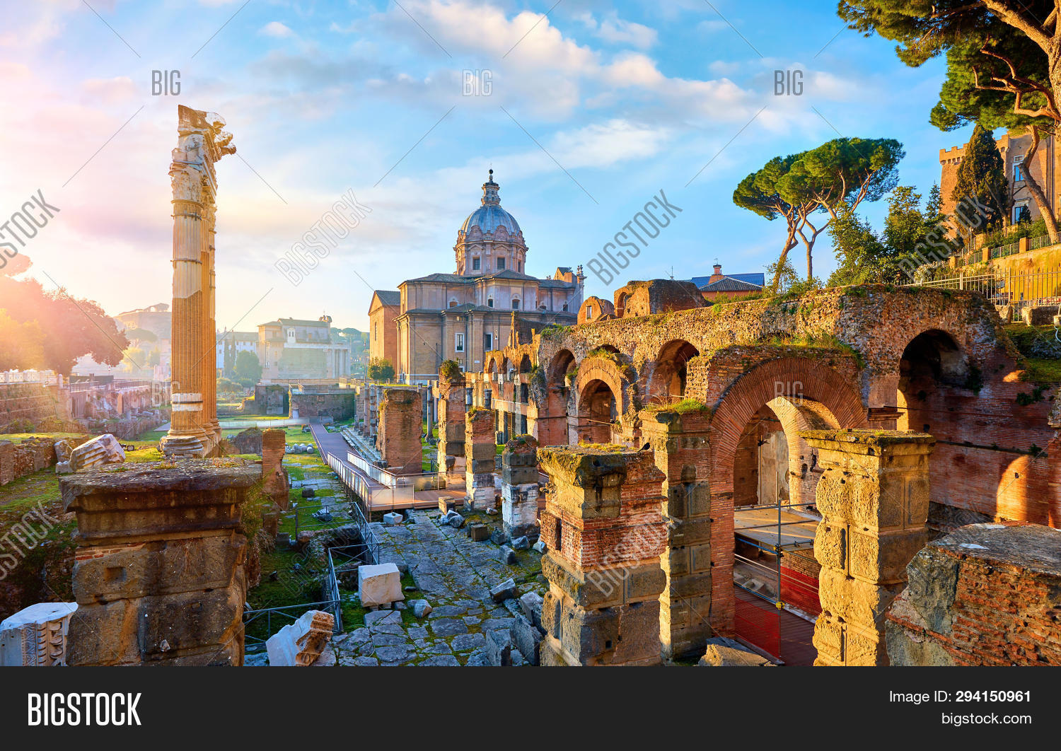 Roman Forum Rome, Image & Photo (Free Trial) | Bigstock