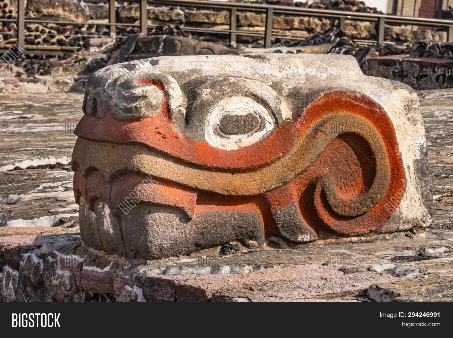 Ancient Aztec Snake Image & Photo (Free Trial) | Bigstock