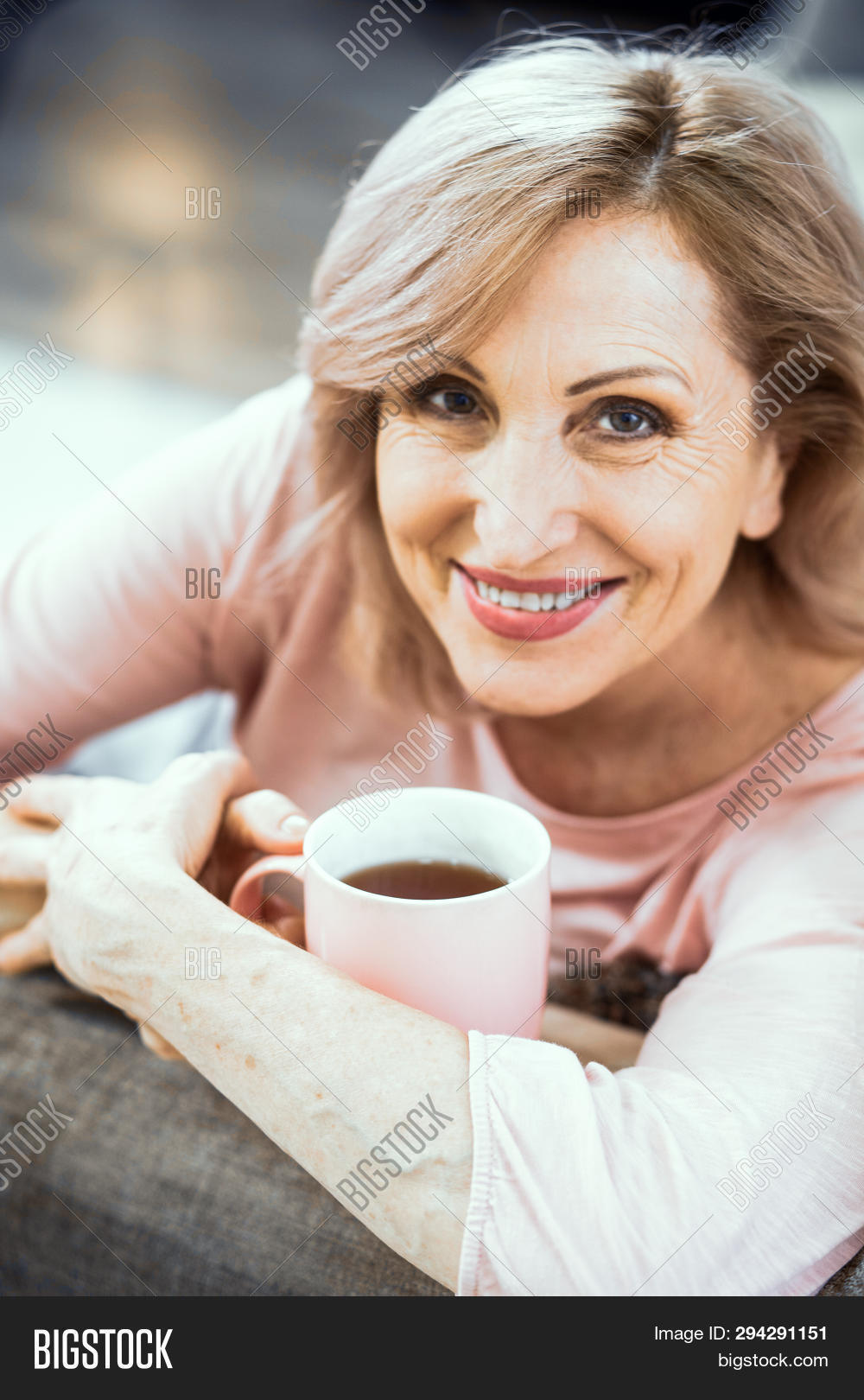 Smiling Woman Looks Image & Photo (Free Trial) | Bigstock