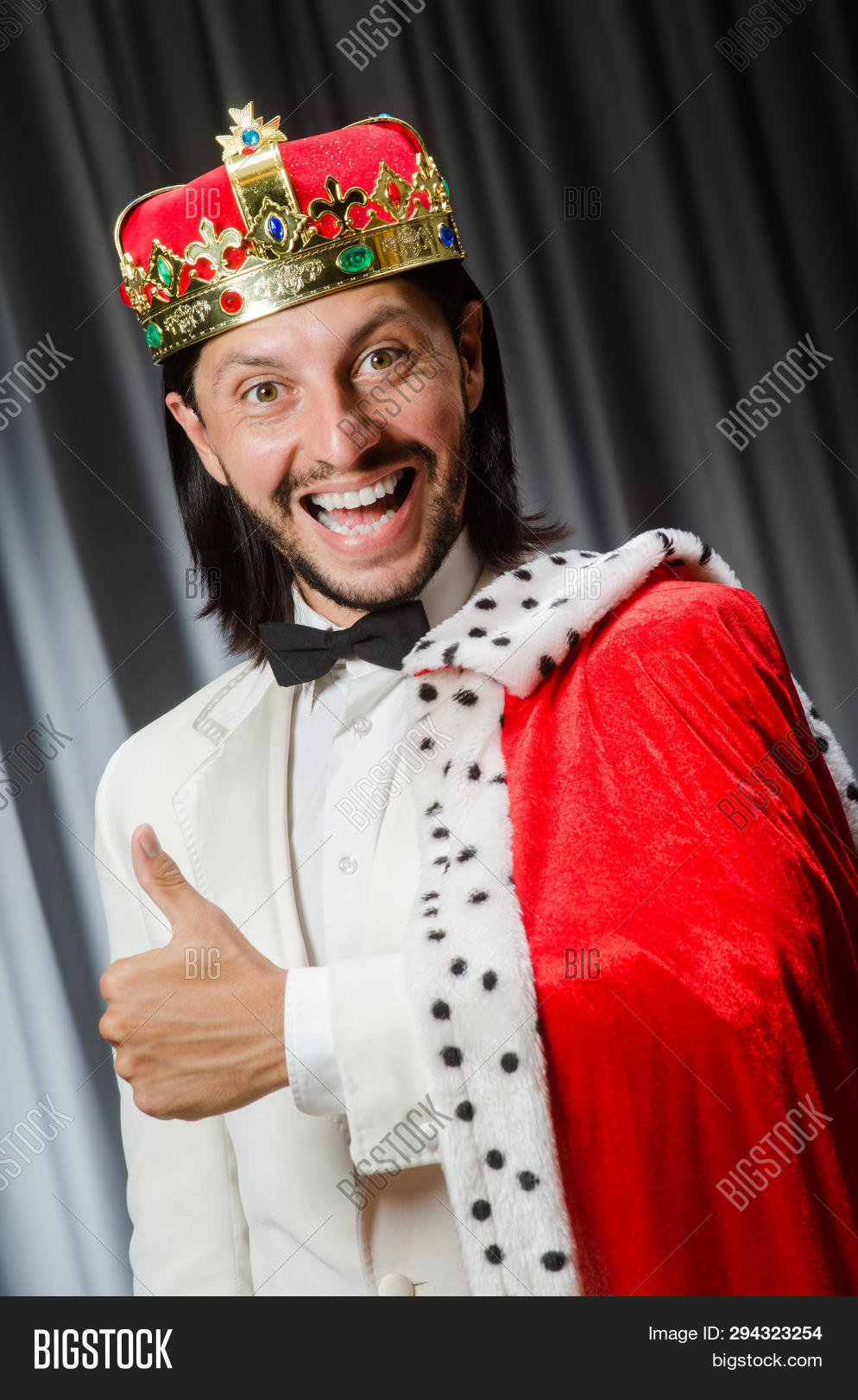 Funny King Wearing Image & Photo (Free Trial) | Bigstock