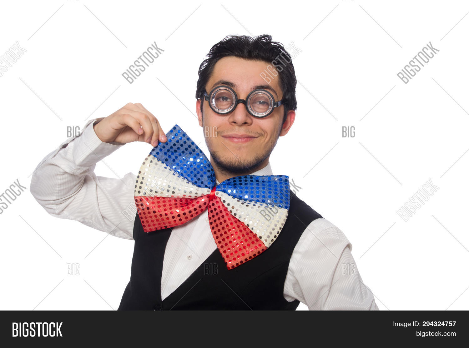 Funny Man Giant Bow Image & Photo (Free Trial) | Bigstock