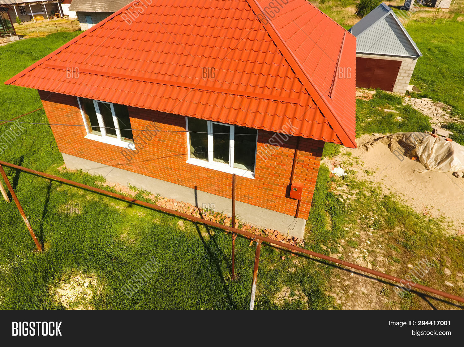 House Orange Roof Made Image & Photo (Free Trial) | Bigstock