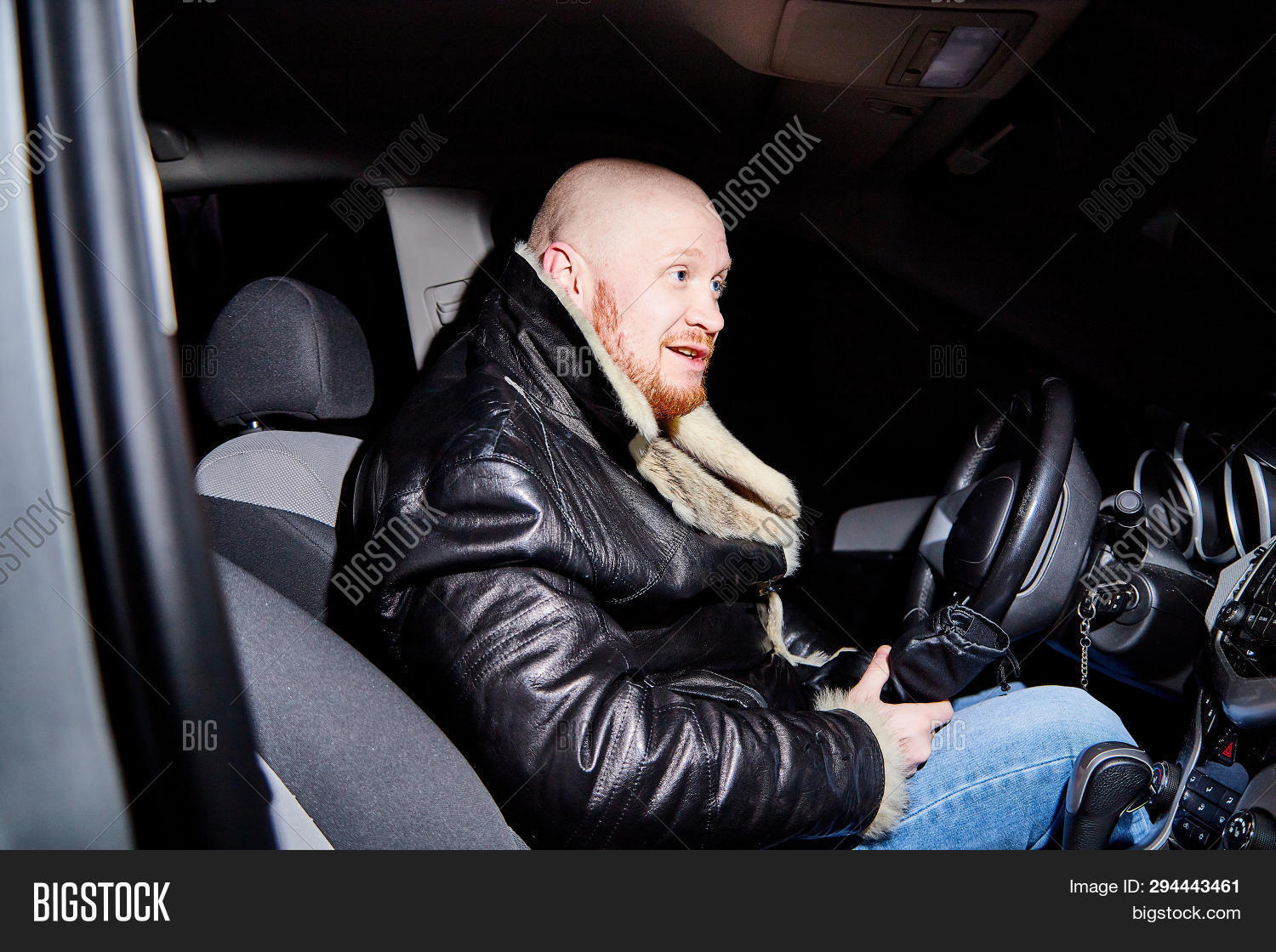 Male Driver Leather Image & Photo (Free Trial) | Bigstock