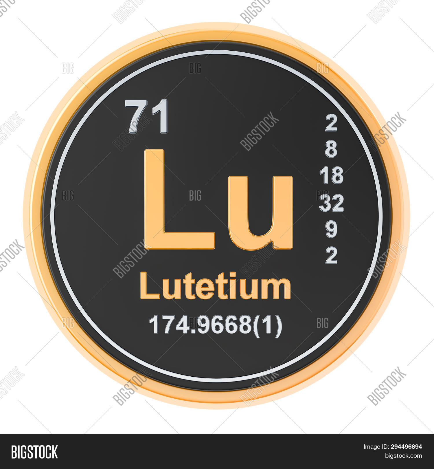Lutetium Lu Chemical Image & Photo (Free Trial) | Bigstock