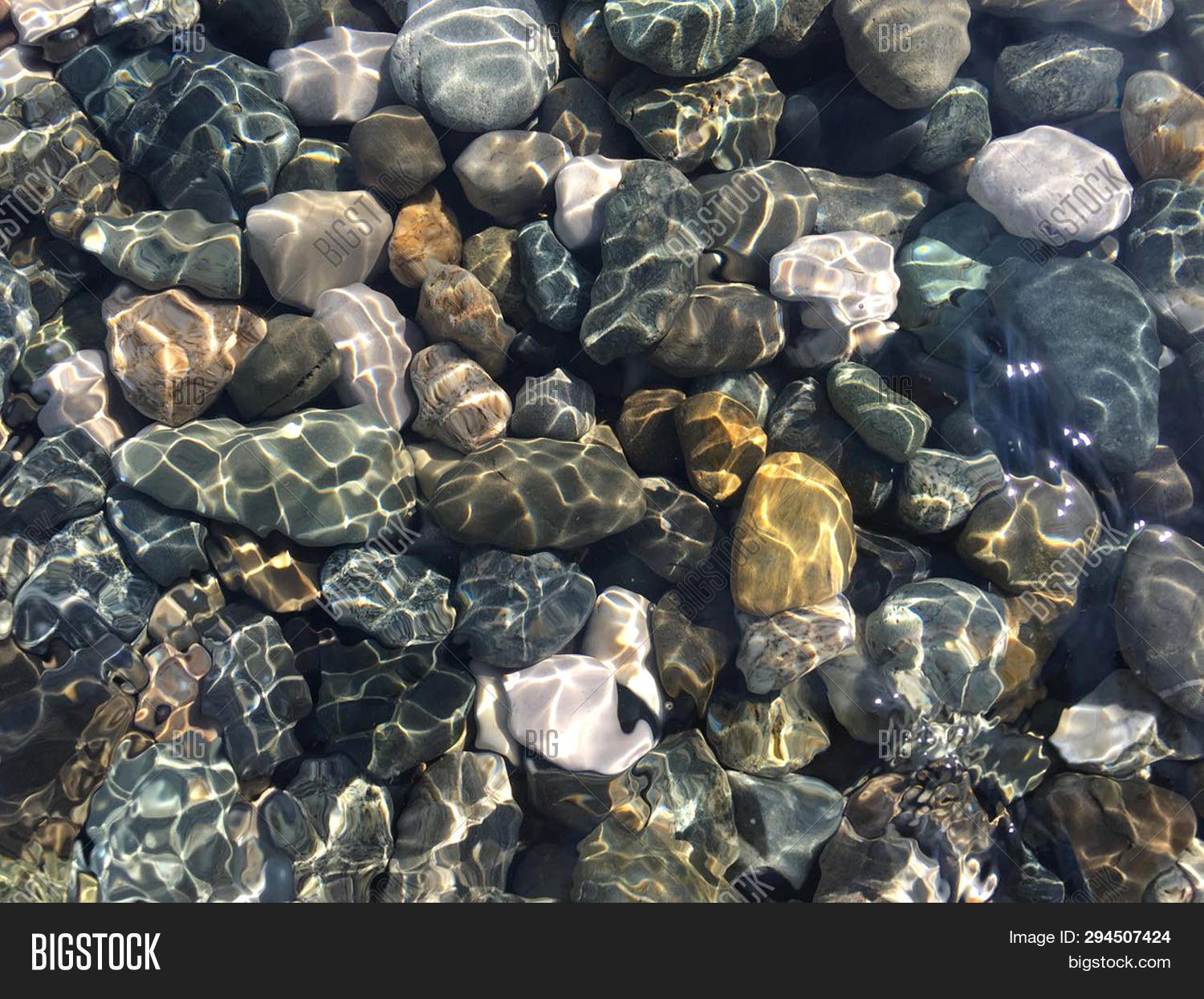 Sea Stones Clean Sea Image & Photo (Free Trial) | Bigstock