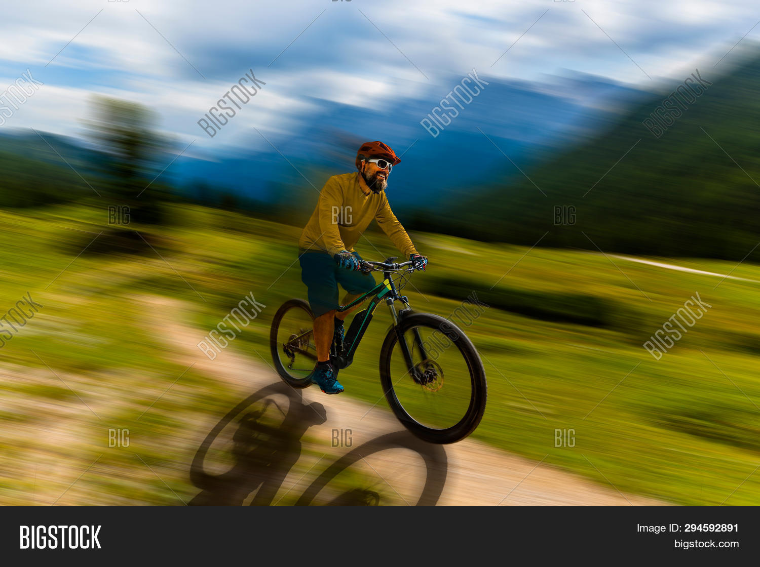 Single Mountain Bike Image & Photo (Free Trial) | Bigstock