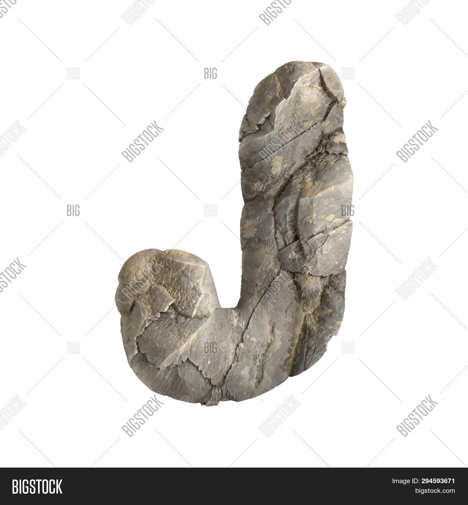 Rock Letter J - Large Image & Photo (Free Trial) | Bigstock