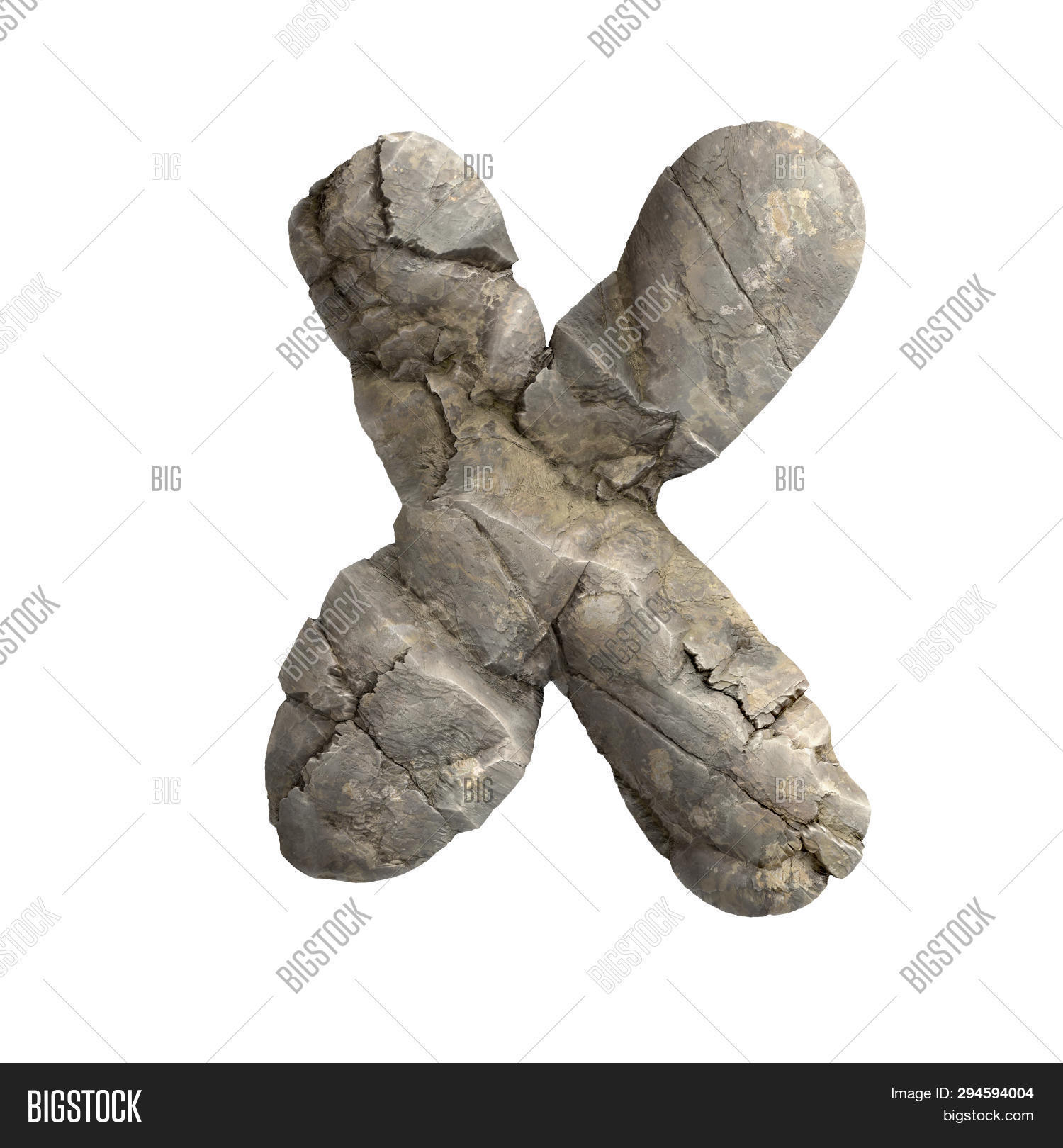 Rock Letter X - Image & Photo (Free Trial) | Bigstock