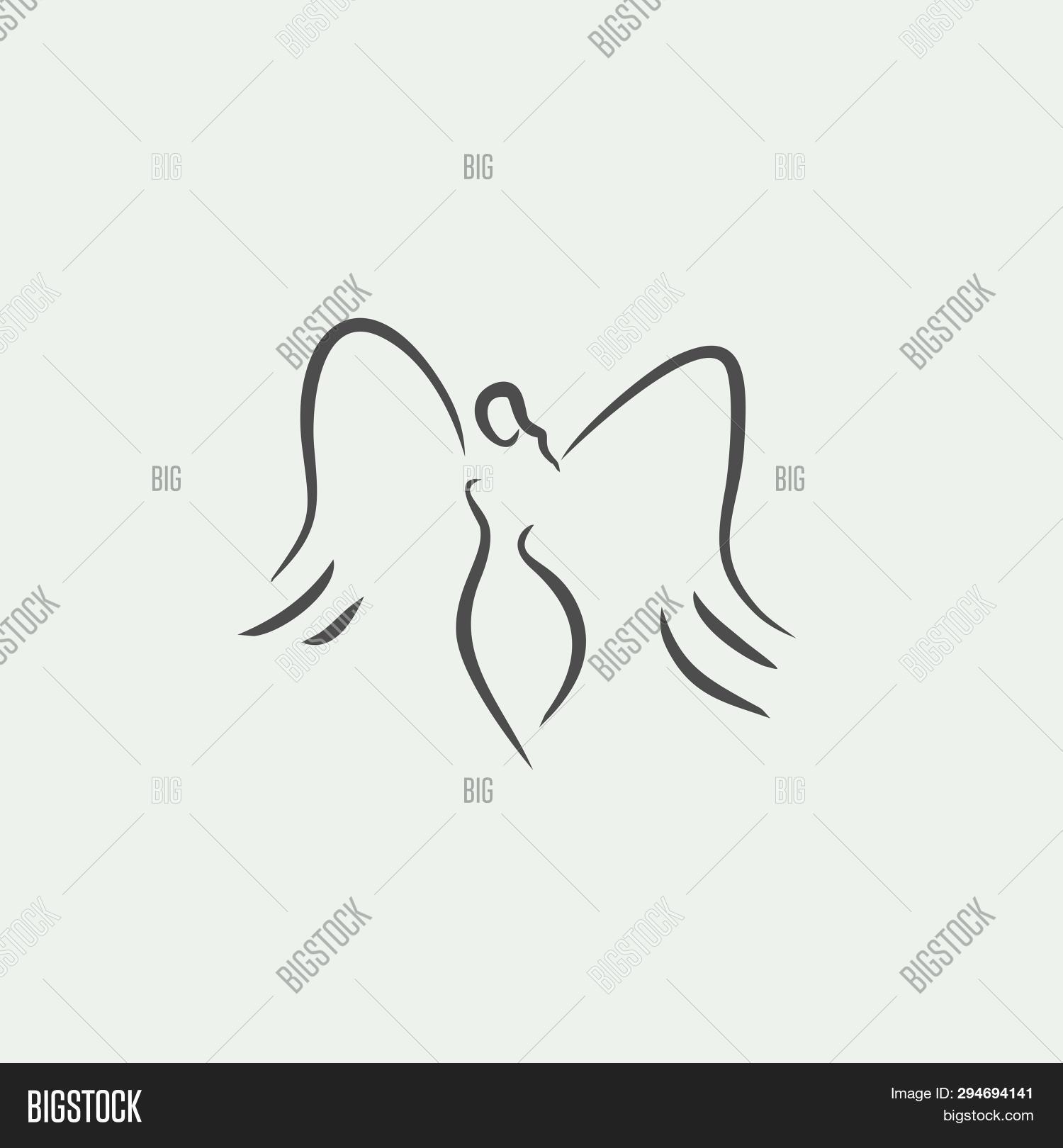 Female Angel Shape Image & Photo (Free Trial) | Bigstock