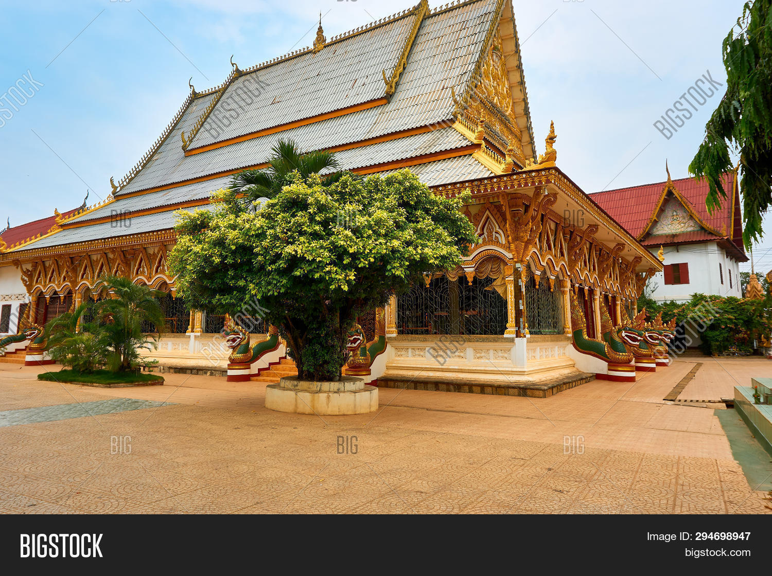 Temple Pakse Laos Image & Photo (Free Trial) | Bigstock