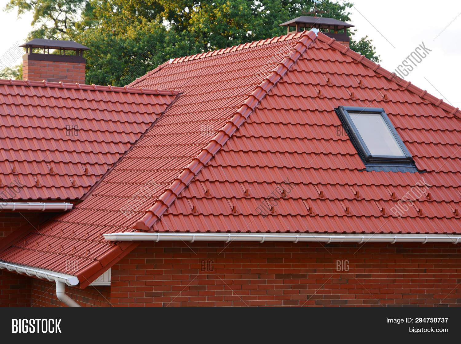 New Red Shingles Roof Image & Photo (Free Trial) | Bigstock