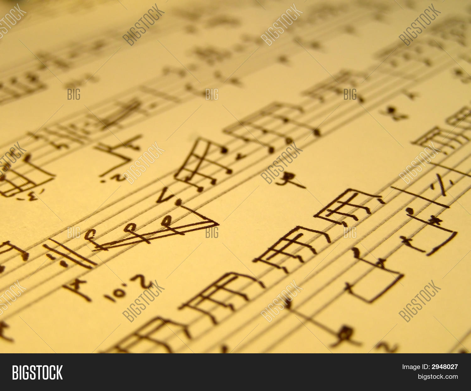 Music Score Image & Photo (Free Trial) | Bigstock