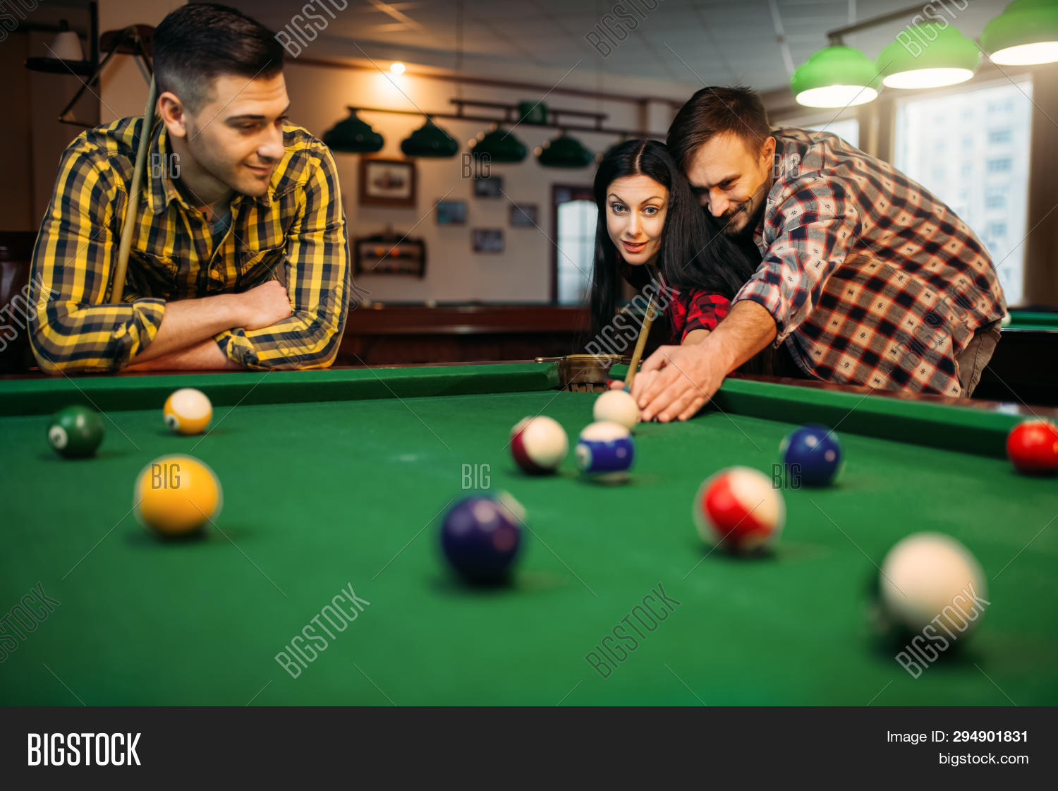 Billiard Players Cues Image & Photo (Free Trial) | Bigstock