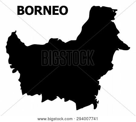 Vector Map Borneo Vector & Photo (Free Trial) | Bigstock