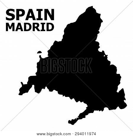 Vector Map Madrid Vector & Photo (Free Trial) | Bigstock