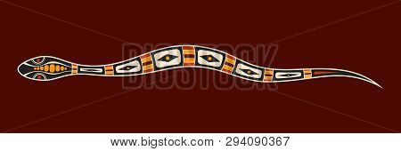 Snake. Aboriginal Art Vector & Photo (Free Trial) | Bigstock