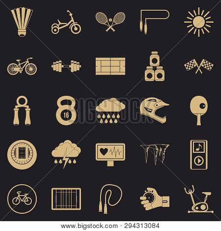 Cycling Icons Set. Vector & Photo (Free Trial) | Bigstock
