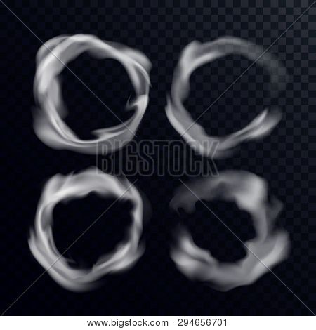 Vector Round Smoke Vector & Photo (Free Trial) | Bigstock