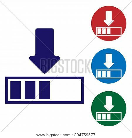 Blue Loading Icon Vector & Photo (Free Trial) | Bigstock