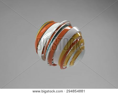 Sliced Sphere Breaks Image & Photo (Free Trial) | Bigstock