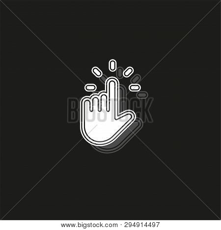 Pointer Finger Icon Vector & Photo (Free Trial) | Bigstock