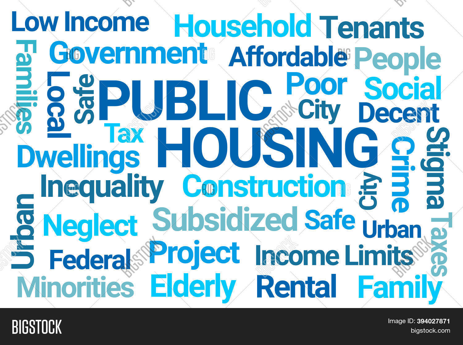 Public Housing Blue Image & Photo (Free Trial) | Bigstock