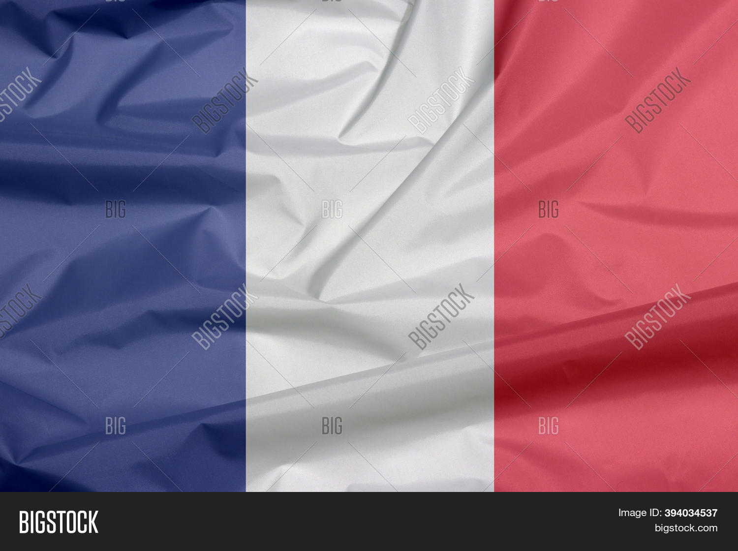 Fabric Flag France. Image & Photo (Free Trial) | Bigstock