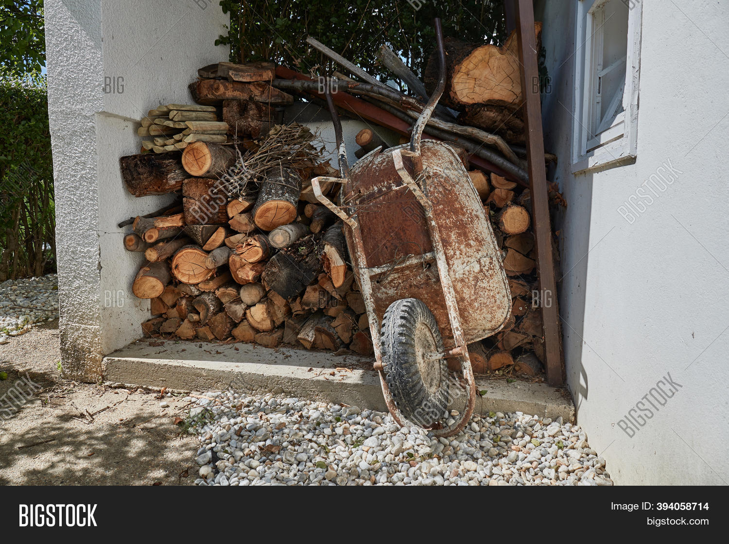 Old Rusty Barrow Image & Photo (Free Trial) | Bigstock