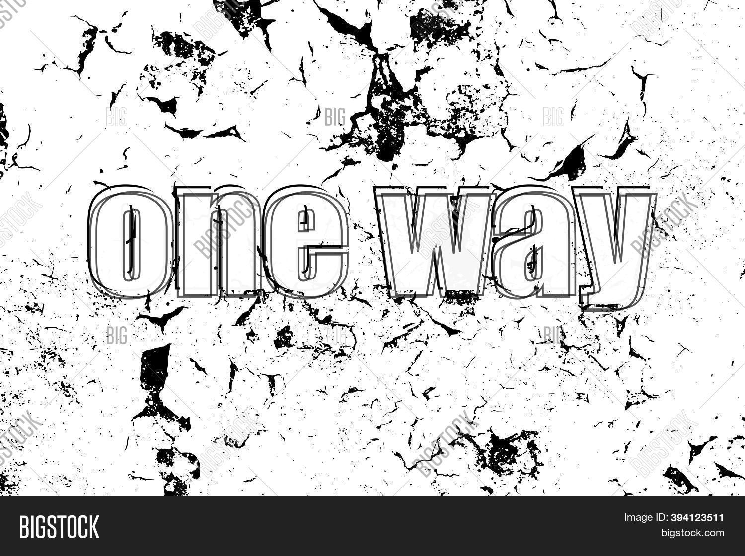 Text One Way. Business Image & Photo (Free Trial) | Bigstock