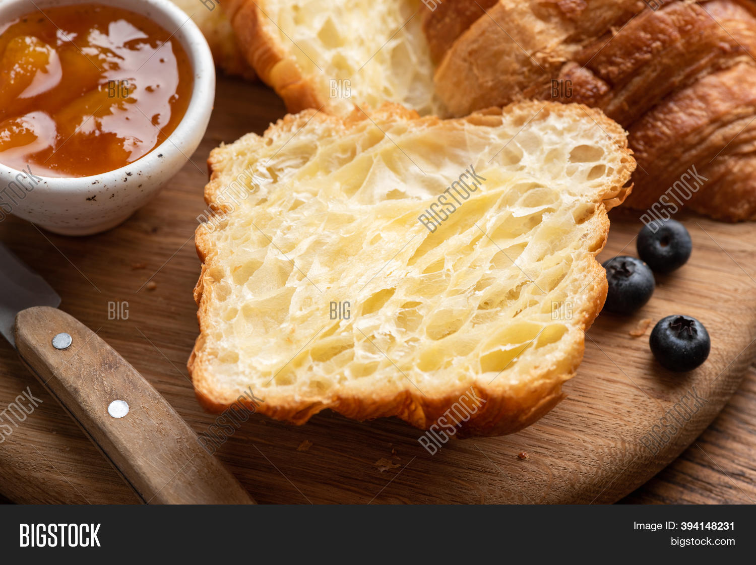Halved Croissant Image & Photo (Free Trial) | Bigstock