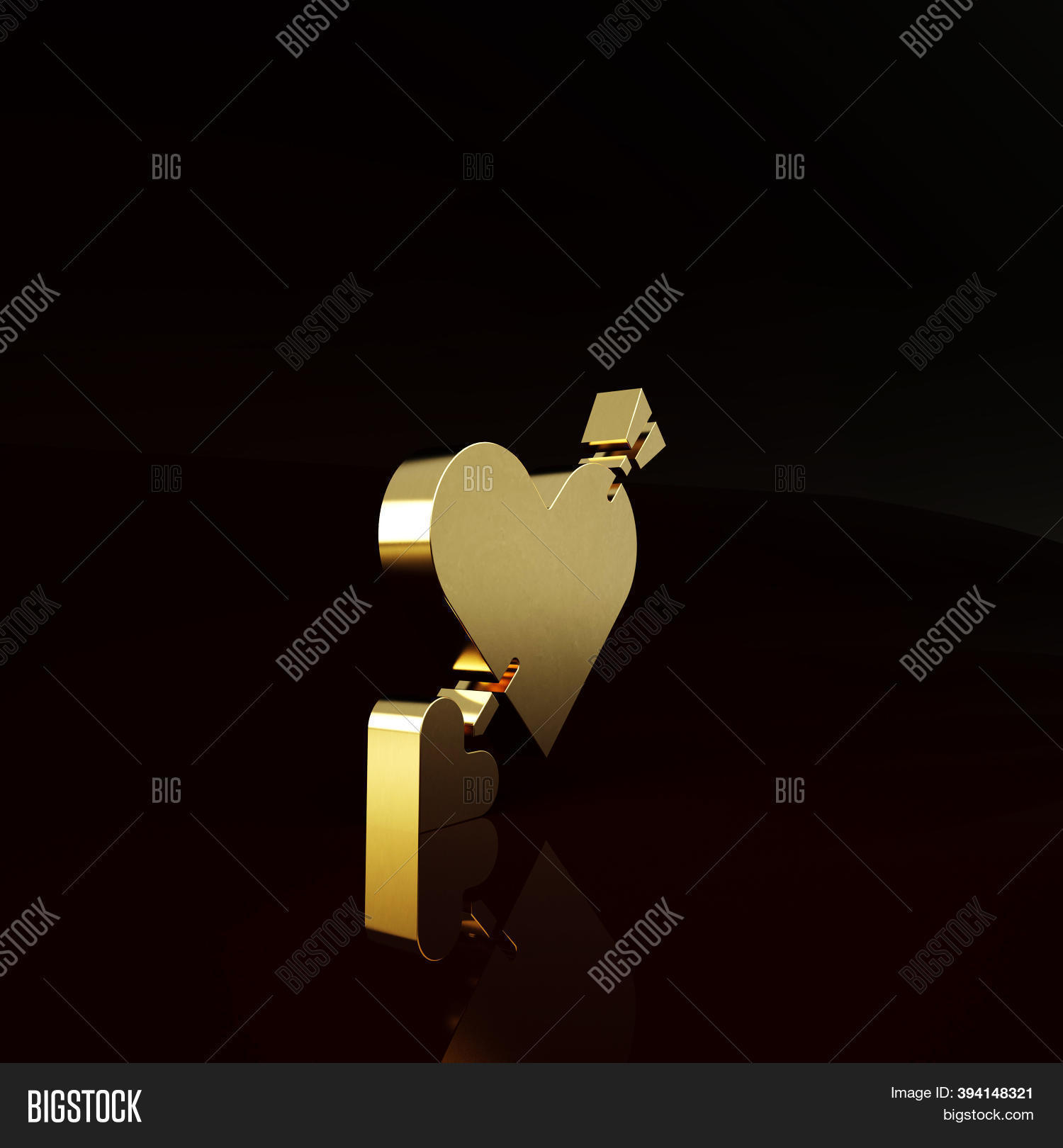 Gold Amour Symbol Image & Photo (Free Trial) | Bigstock