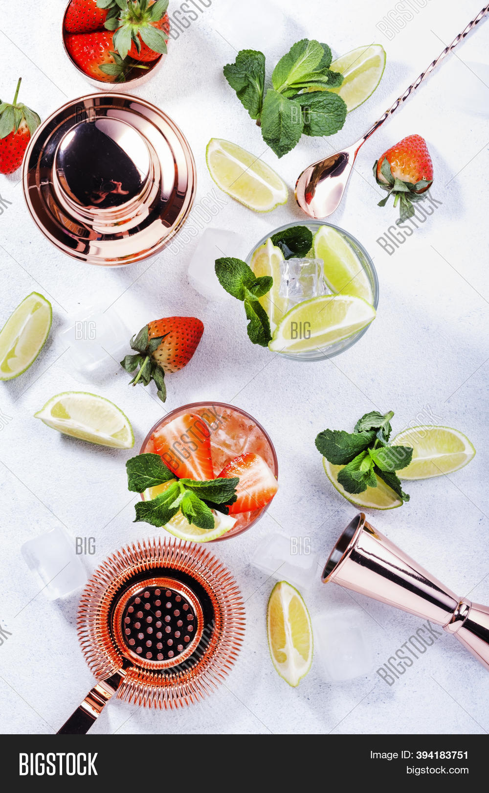 Mojito Mocktail Set Image & Photo (Free Trial) | Bigstock