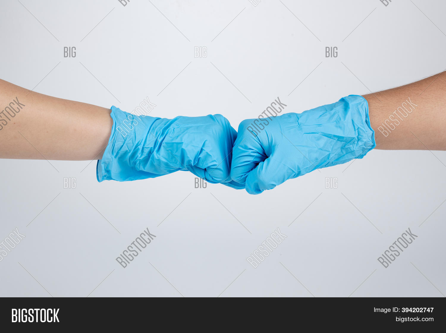 Medical Staff Bumping Image & Photo (Free Trial) | Bigstock