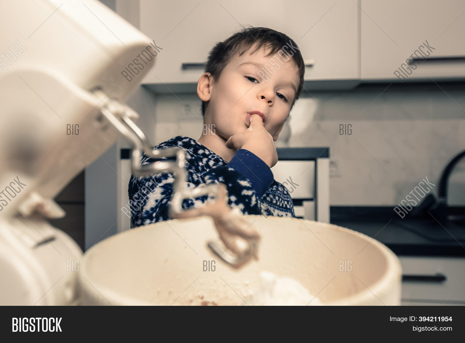 Child Cooking Kitchen Image & Photo (Free Trial) | Bigstock