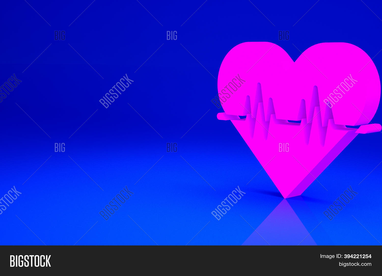 Pink Heart Rate Icon Image & Photo (Free Trial) | Bigstock